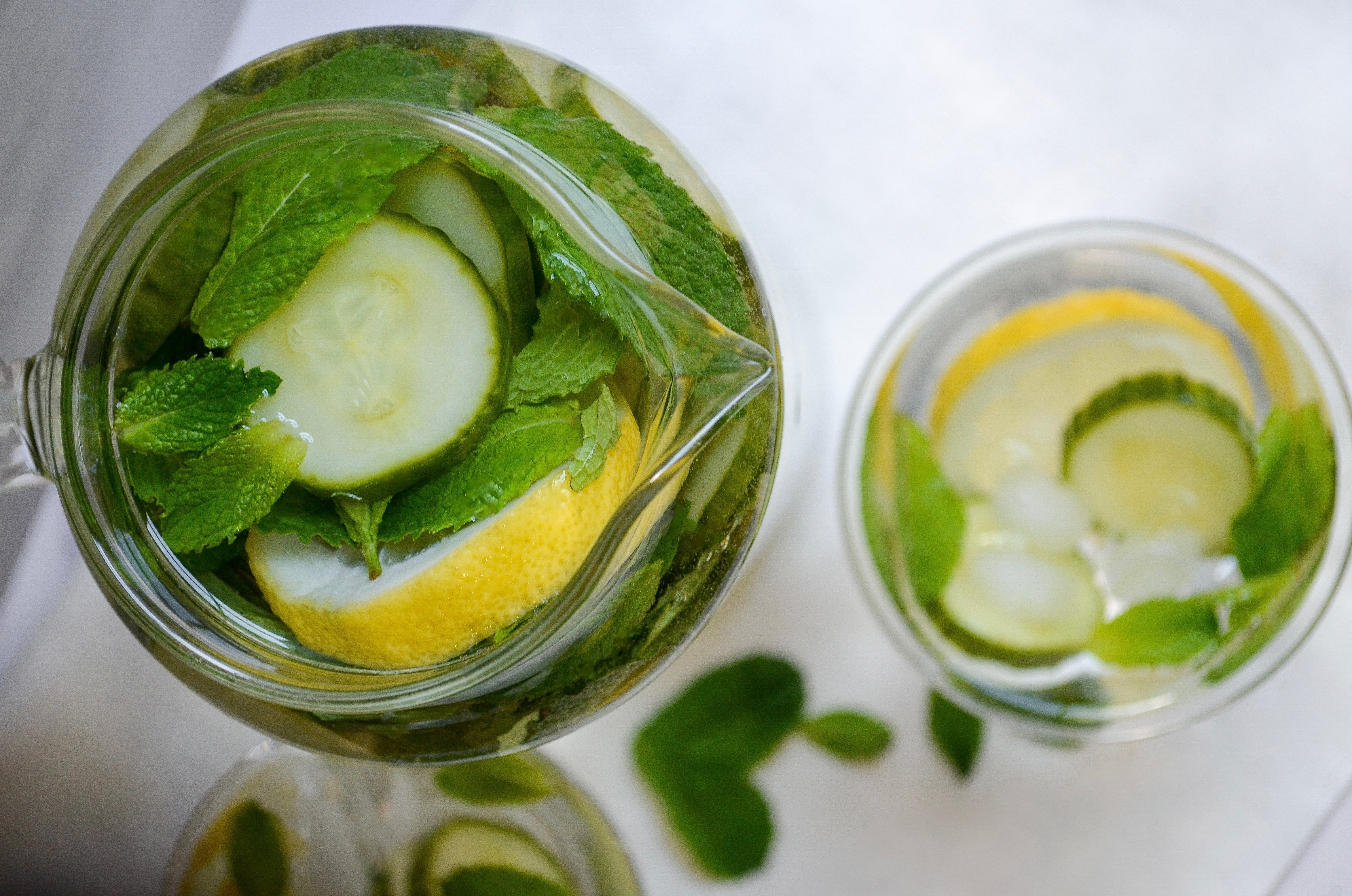 Minty Lemon & Lime Cucumber Water – Dr. Kellyann
