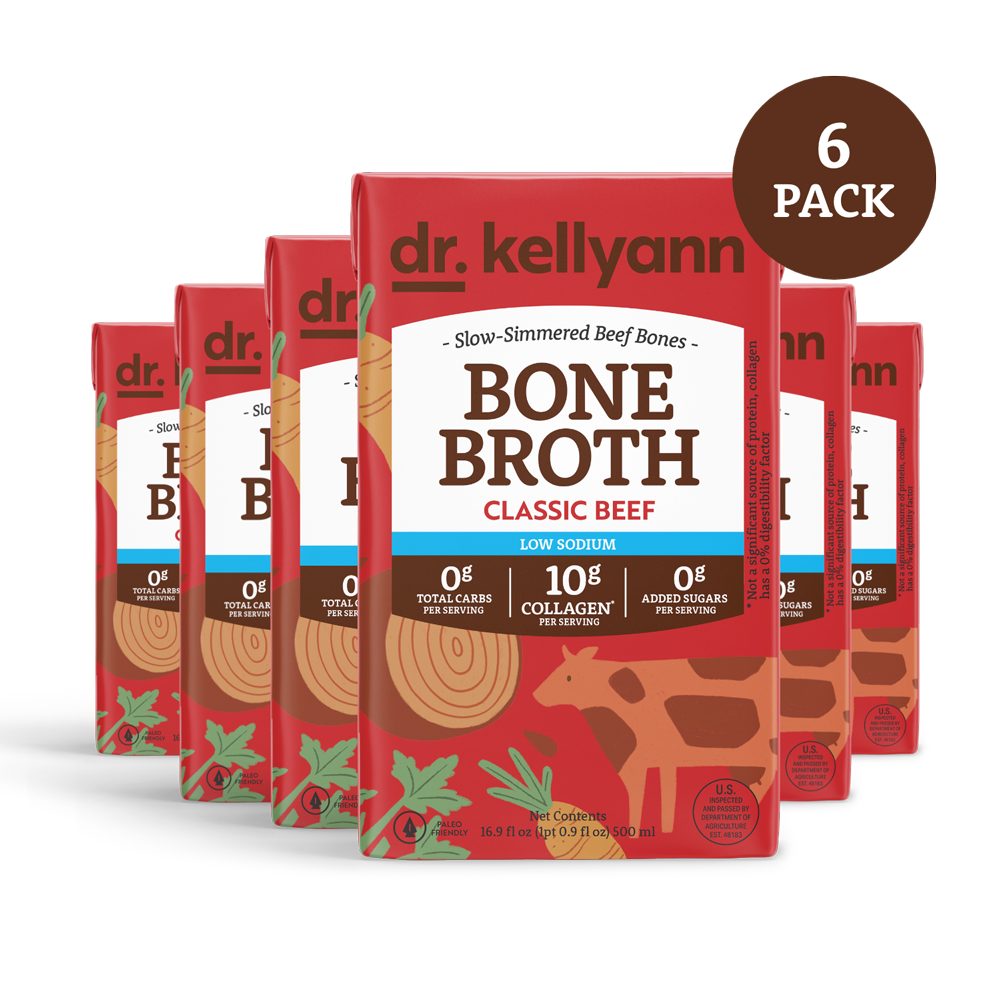 Bone Broth - Grass-Fed, High-Protein Powder & Liquid | Dr. Kellyann ...