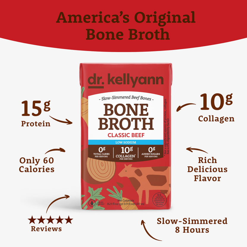 Liquid Bone Broth | Best Liquid Broth | Dr. Kellyann