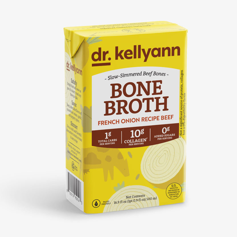 French Onion Bone Broth Liquid | Dr. Kellyann