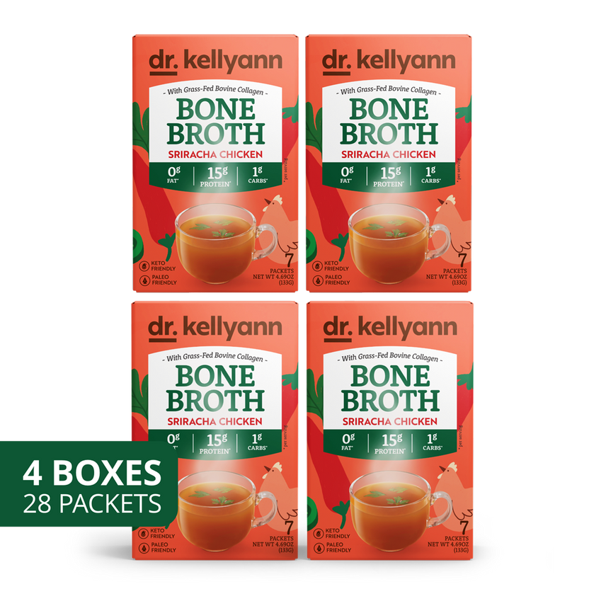 Sriracha Chicken Bone Broth | Spicy Chicken Broth | Dr. Kellyann