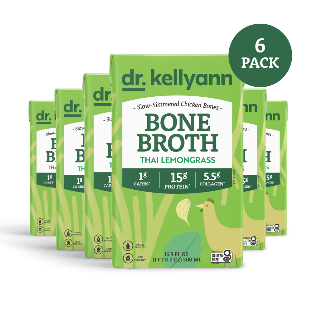 Bone Broth Liquid | Thai Lemongrass | Dr. Kellyann
