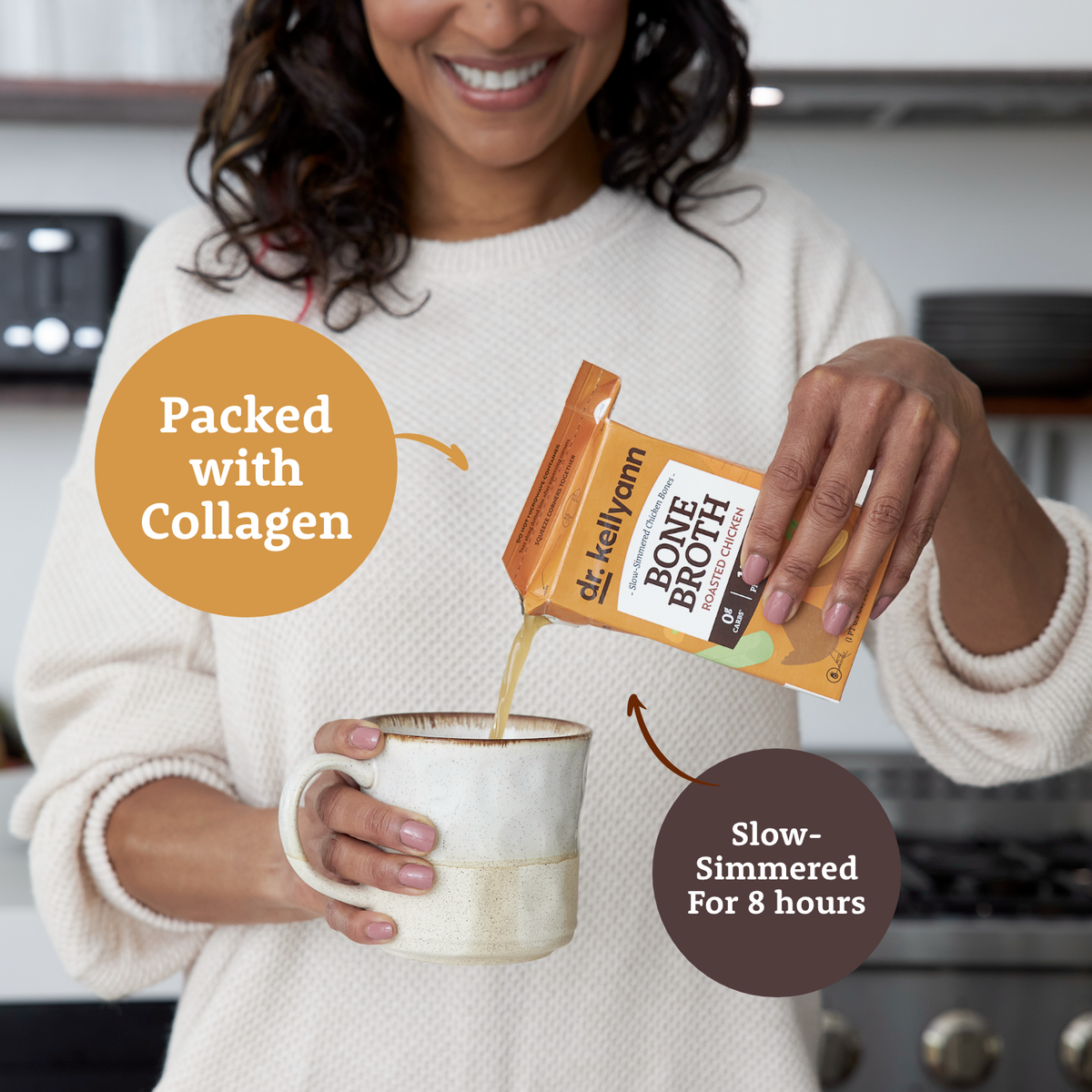 French Onion Bone Broth Liquid | Dr. Kellyann