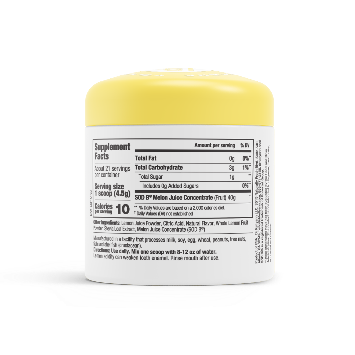 Lemon Sips Detox Drink Mix | Dr. Kellyann