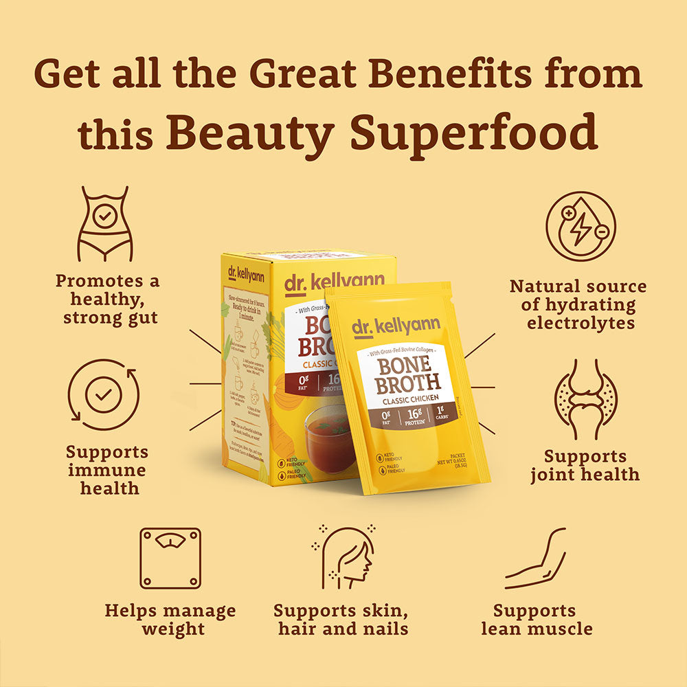 Chicken Bone Broth | Best Chicken Bone Broth | Dr. Kellyann
