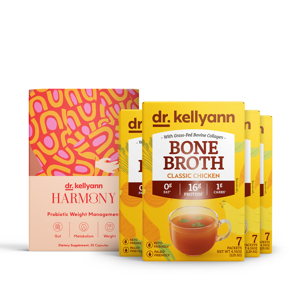 Gut Harmony Bundle | Bone Broth + Probiotic Kit | Dr. Kellyann