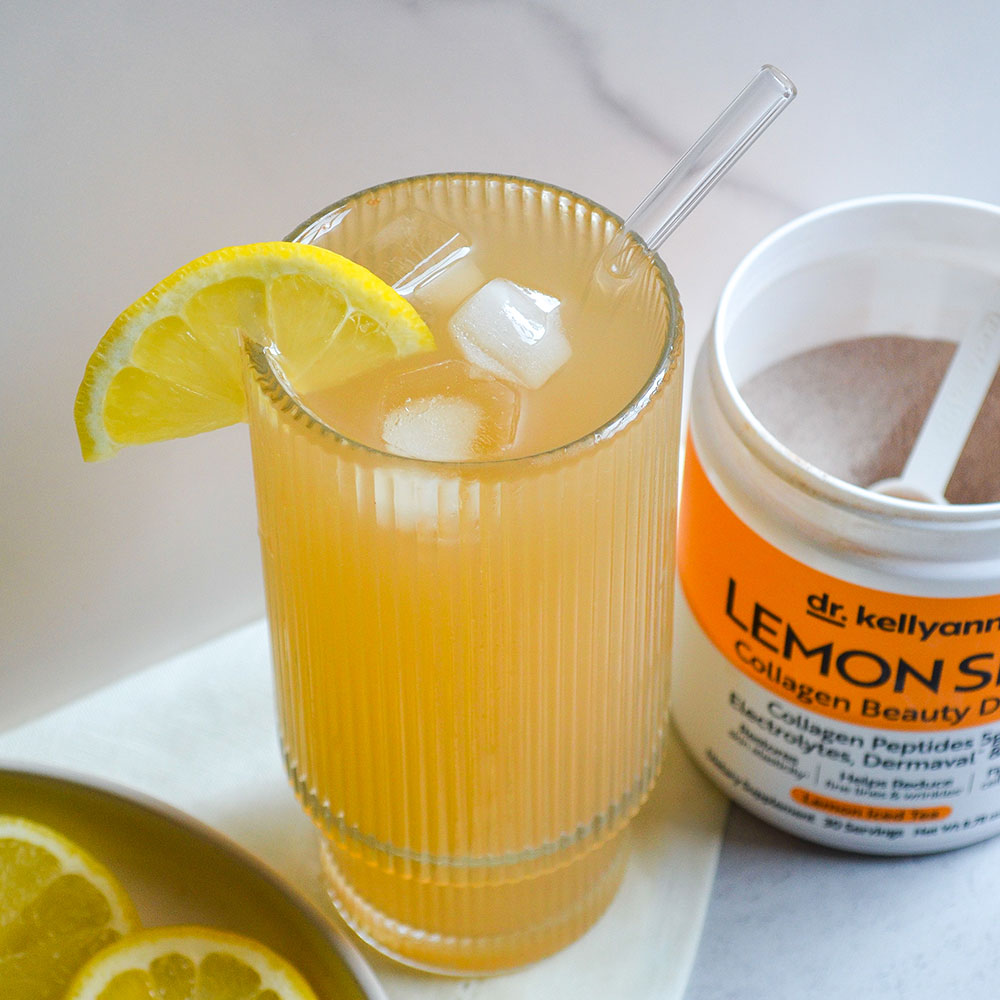 Lemon Sips - Lemon Iced Tea | Dr. Kellyann