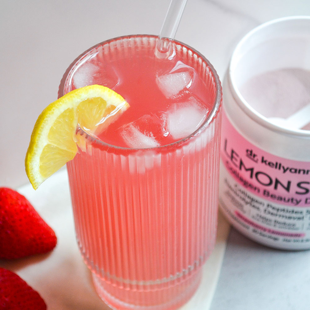 Lemon Sips - Strawberry Lemonade | Dr. Kellyann